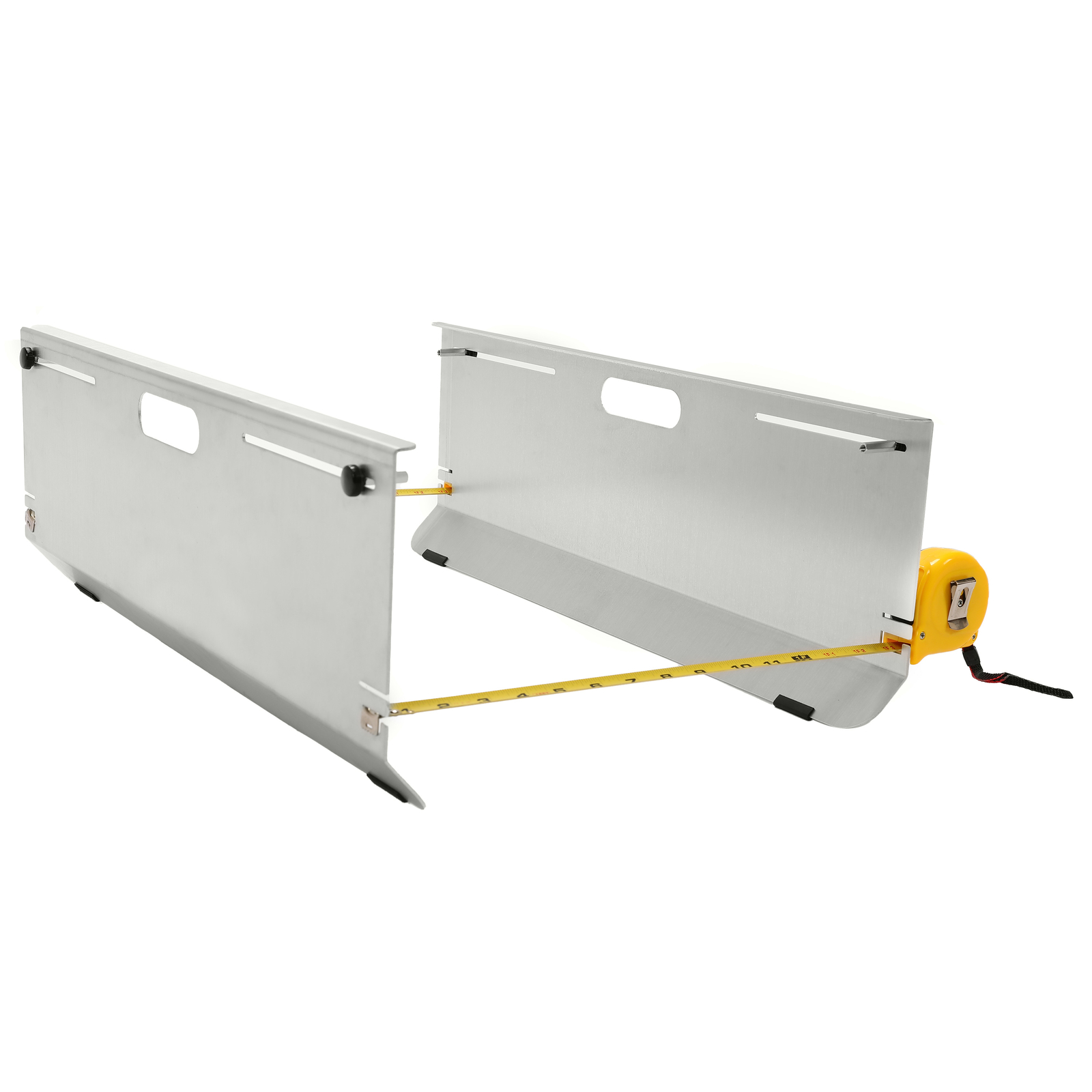 HECASA Wheel Alignment Tool Camber Caster Toe Plates 2 Tape Measures w ...