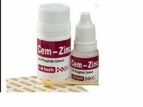 5x D-Tech Cem-Zinc Phosphate Dental Permanent Tooth Filling Fixation P ...