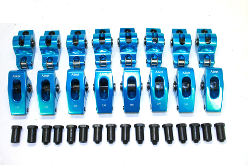 Chevy 327 350 383 400 SBC Vortec Self-Align Aluminum Rocker Arm 1.6R ...