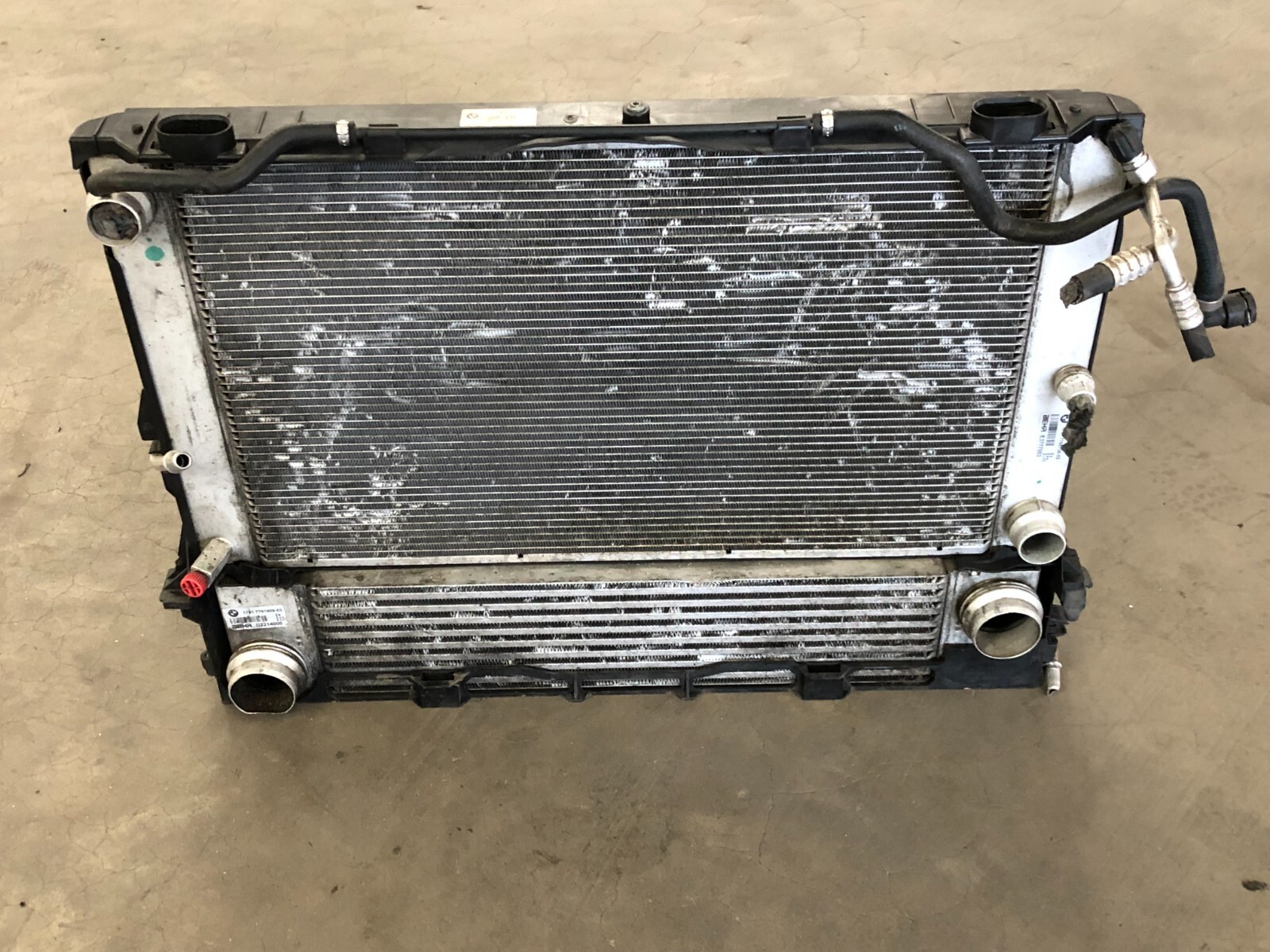 ⭐2008-2010 BMW 5-SERIES N54 3.0L RADIATOR COOLER COOLING ASSEMBLY OEM ...