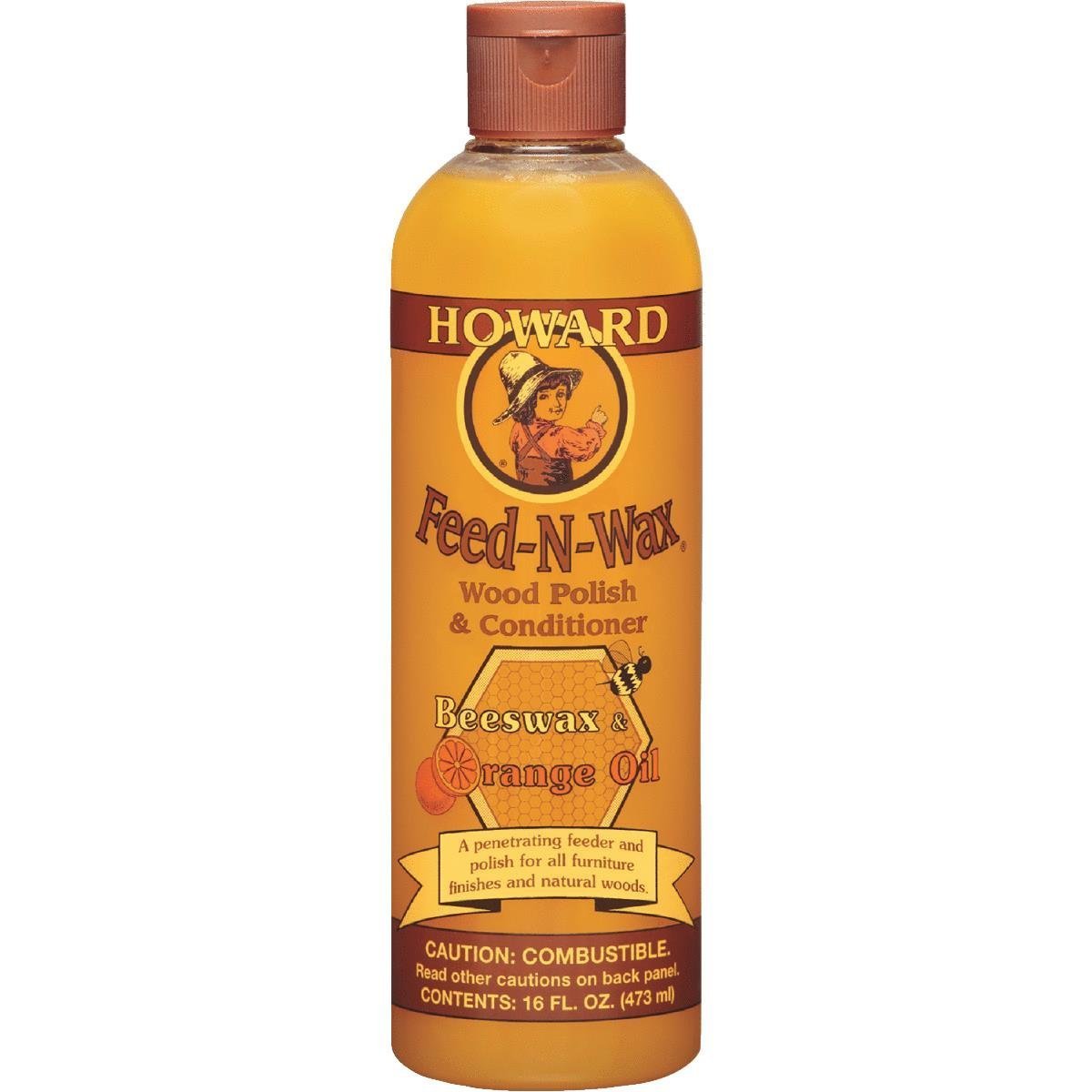 (6 pack) Howard Products Feed-N-Wax Wood Polish and Conditioner 16 ...