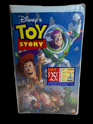 Toy Story (VHS,1997) Walt Disney Pixar Collectible NEW FACTORY SEALED ...