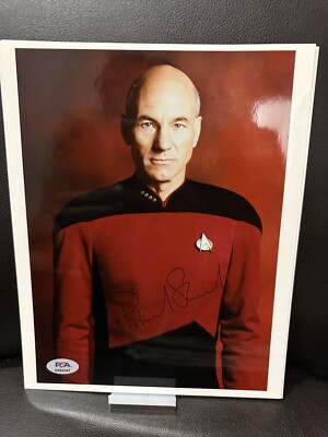 Patrick Stewart Signed Autographed 8x10 Photo Star Trek Martin PSA COS ...