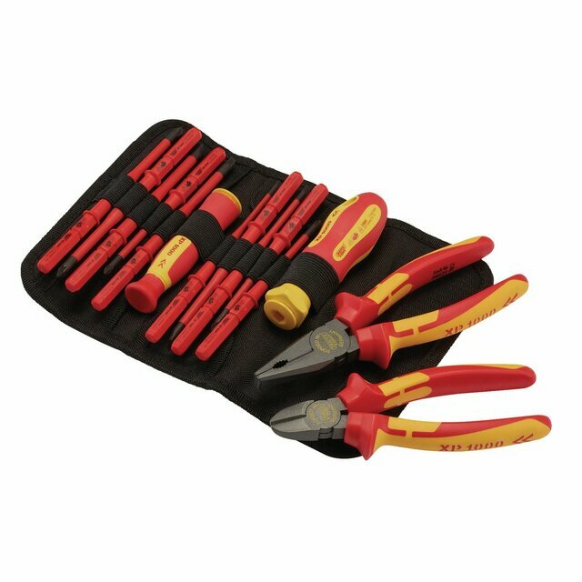 Draper XP1000 14 Piece VDE Internchangable Blade Screwdriver & Plier ...
