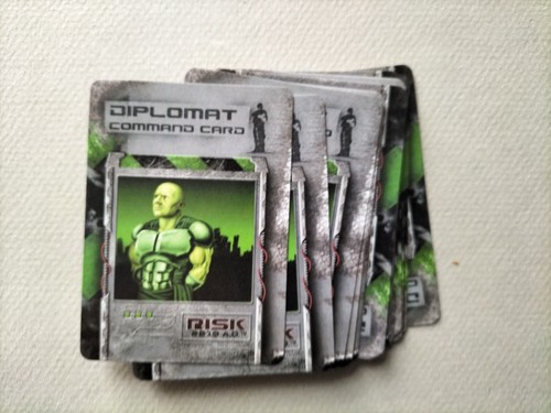 DIPLOMAT COMMAND CARDS ENGLISH/RISK 2210 A.D. /G881 | eBay