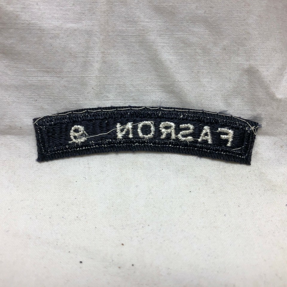 Military Patch Arc Tab Badge FASRON 9 | eBay