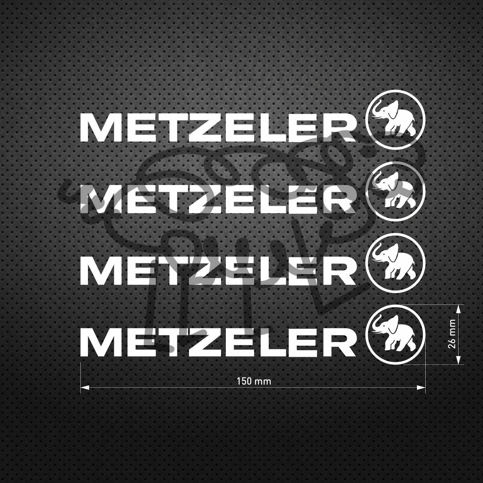 METZELER Replacement STICKER DIE CUT DECALS PEGATINAS AUFKLEBER ...