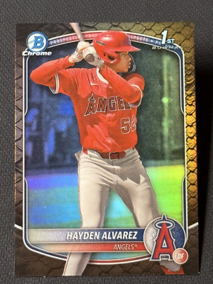 2025 Bowman Chrome 1st REPTILIAN REFRACTOR Hayden Alvarez, item 1 | eBay