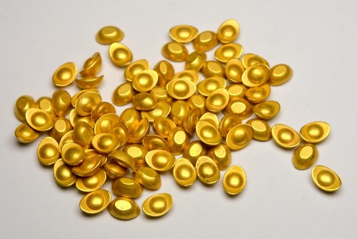 18K GOLD FILLED SMALL INGOTS BARS LOT 31,5 GRAMS SCRAP MELT LOT 58,6g ...