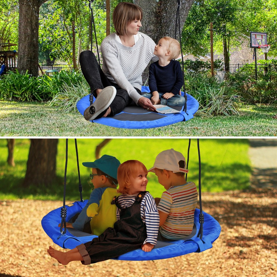700Lbs Spinner Swing Kids Round Mat Swing Great for Tree, Swing Set ...