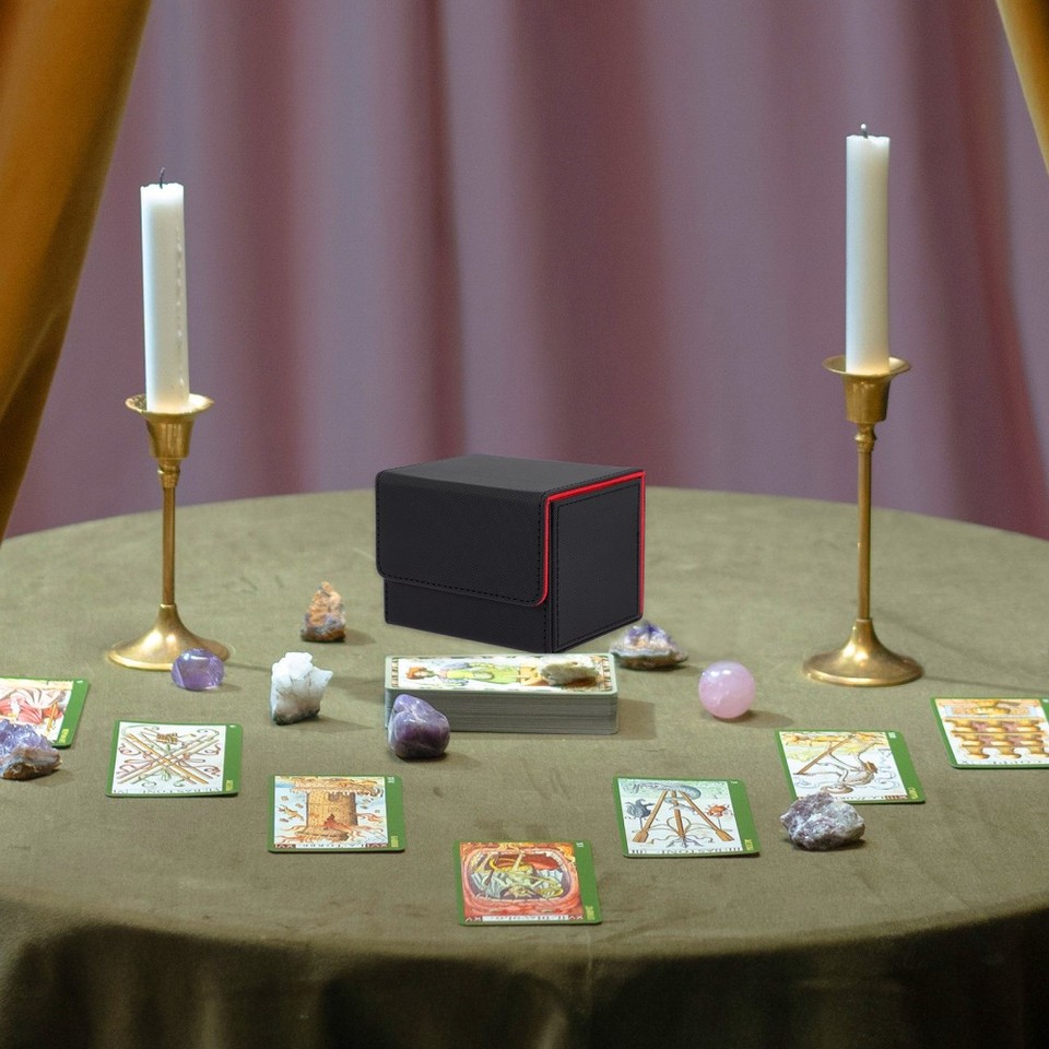 Card Desk Box Games Cards Storage Box Durable Cards Holder Organizer ...