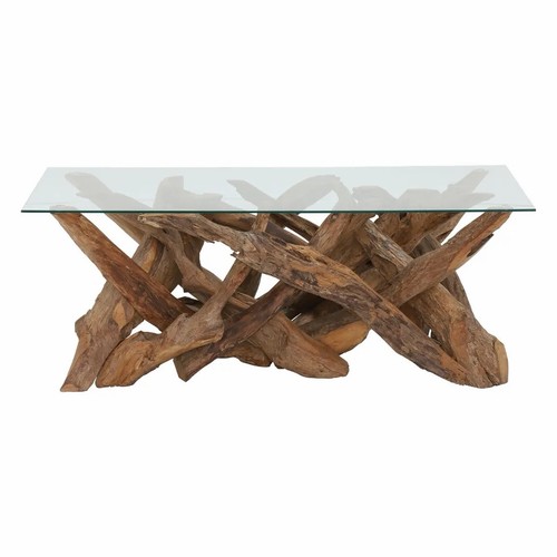 Barker and Stonehouse Whinfell Reclaimed Wood Rectangular Coffee Table ...