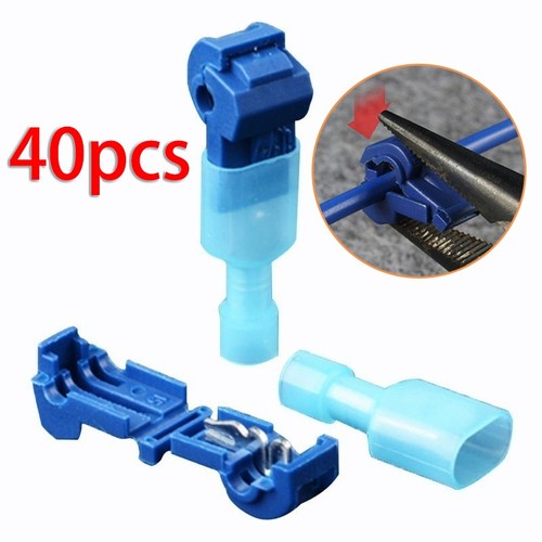Connector Clamps Clip Kit Electrical Cable Wire Quick Connect Terminals ...
