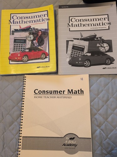A Beka Consumer Math 3-Book Set | eBay