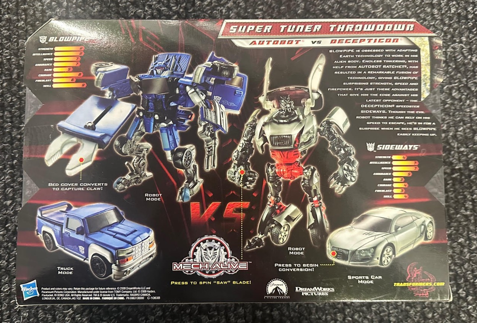 Transformers Revenge of the Fallen Walmart Excl Super Tuner Throwdown set NIB | eBay