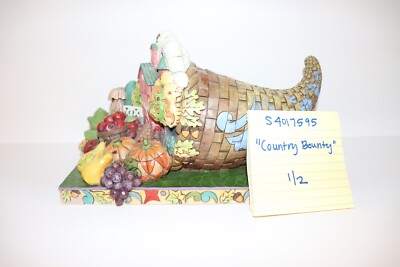 Jim Shore 4017595 "Country Bounty" Fall Cornucopia Diorama Figurine No ...