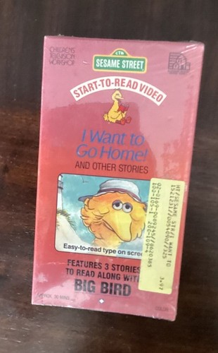 Sesame Street - Start-To-Read Video: I Want to Go Home (VHS, 1994) | eBay
