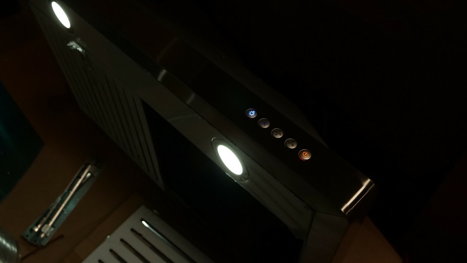 30 in. WALL MOUNT RANGE HOOD [OPEN BOX] STAINLESS STEEL, VENTED, LED ...