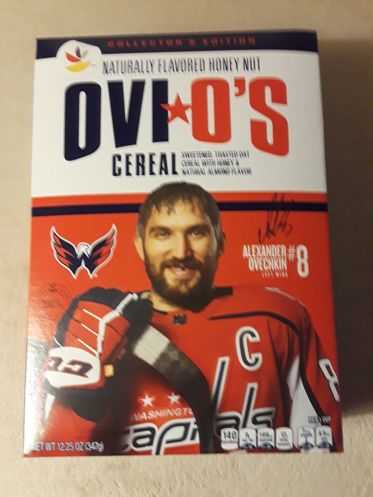 3 Boxes Alex Ovechkin OVI O's Giant Limited Collectors Edition Cereal ...