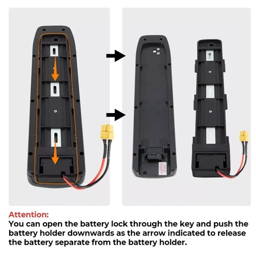 RAD POWER Lithium Ebike Battery 48V 14Ah Rad External Battery Pack | eBay