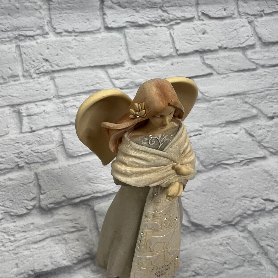 Pet Guardian Angel 7.5" Enesco Foundations figurine 2010 4024906 | eBay