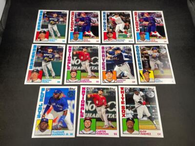 11 CARD 2019 TOPPS BASEBALL ROOKIE '84 35TH ANNIVERSARY INSERT SET ...