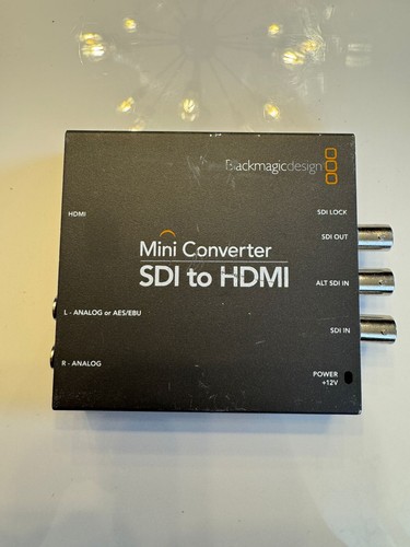 Blackmagic Ultrastudio Mini Monitor Thunderbolt To HDMI SDI No Power ...