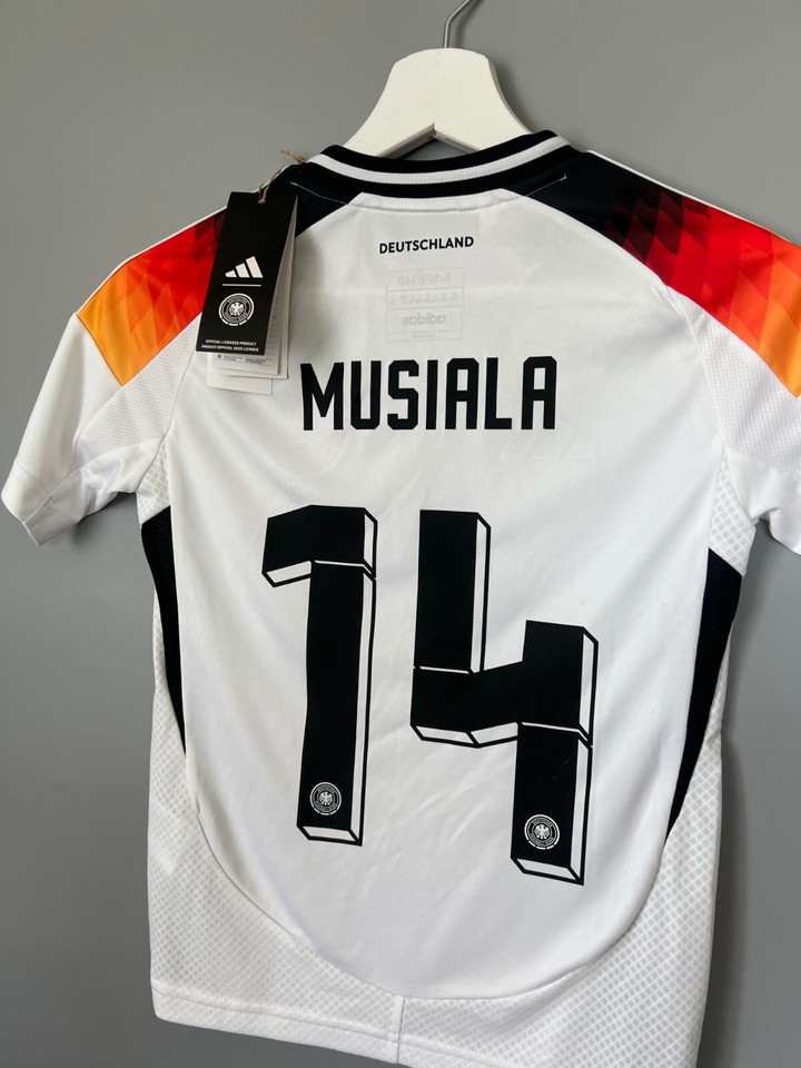 Musiala Germany Jersey 2024 Home Soccer Football Adidas DFB IP6130 Boys ...