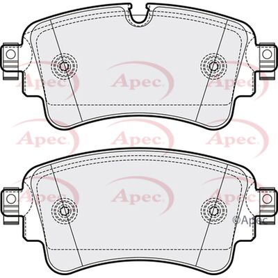Brake Pads Set For Audi A4 B9 40 TDI Quattro Apec Rear 4N0698451 ...