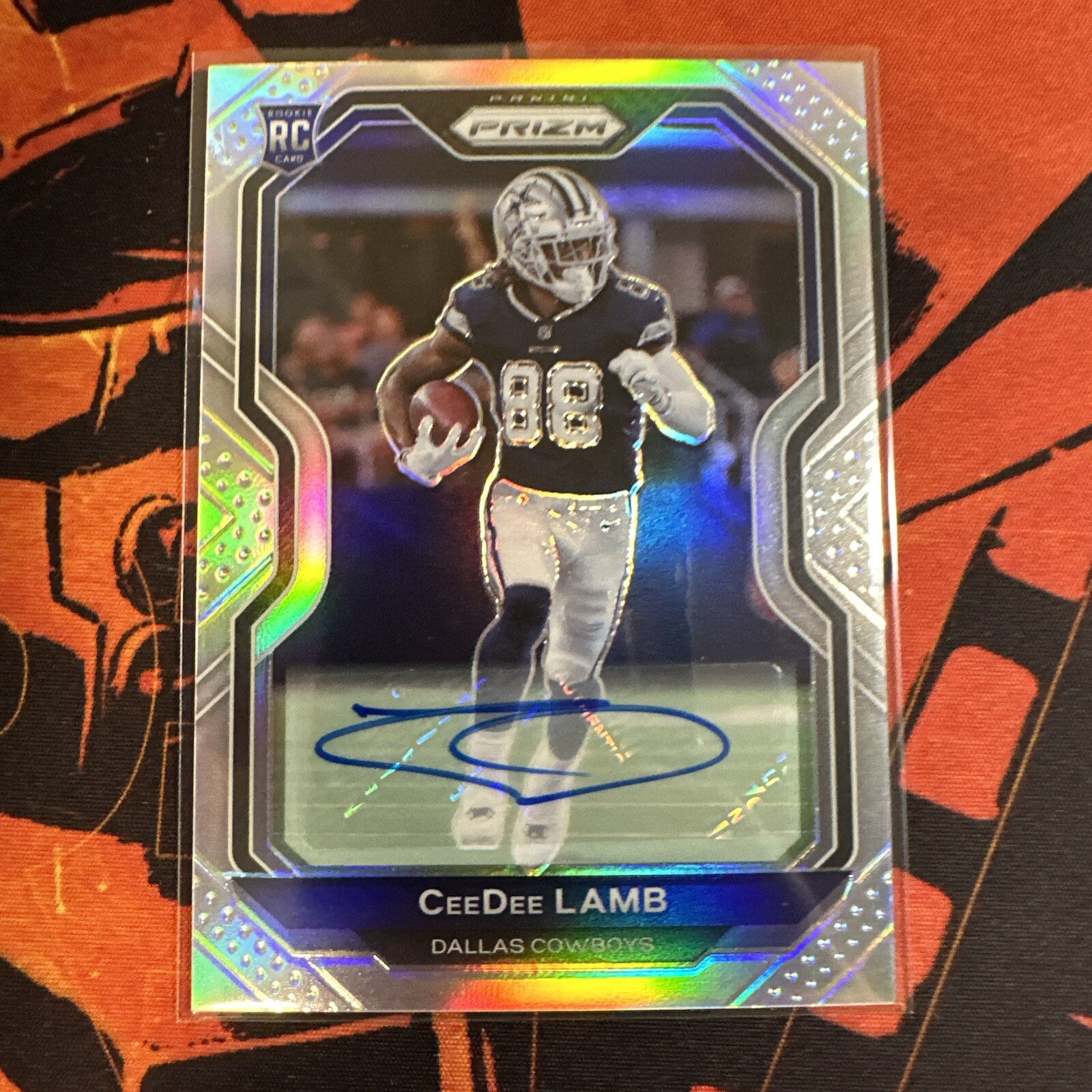 2020 Panini Prizm - Rookie Silver Prizm Autographs #334 CeeDee Lamb (AU ...