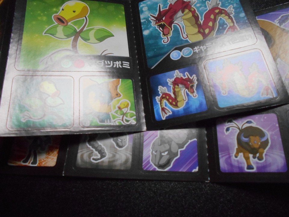 Pokemon Card Coris Promo Non Holo Sticker x2 Charizard Gyarados etc ...