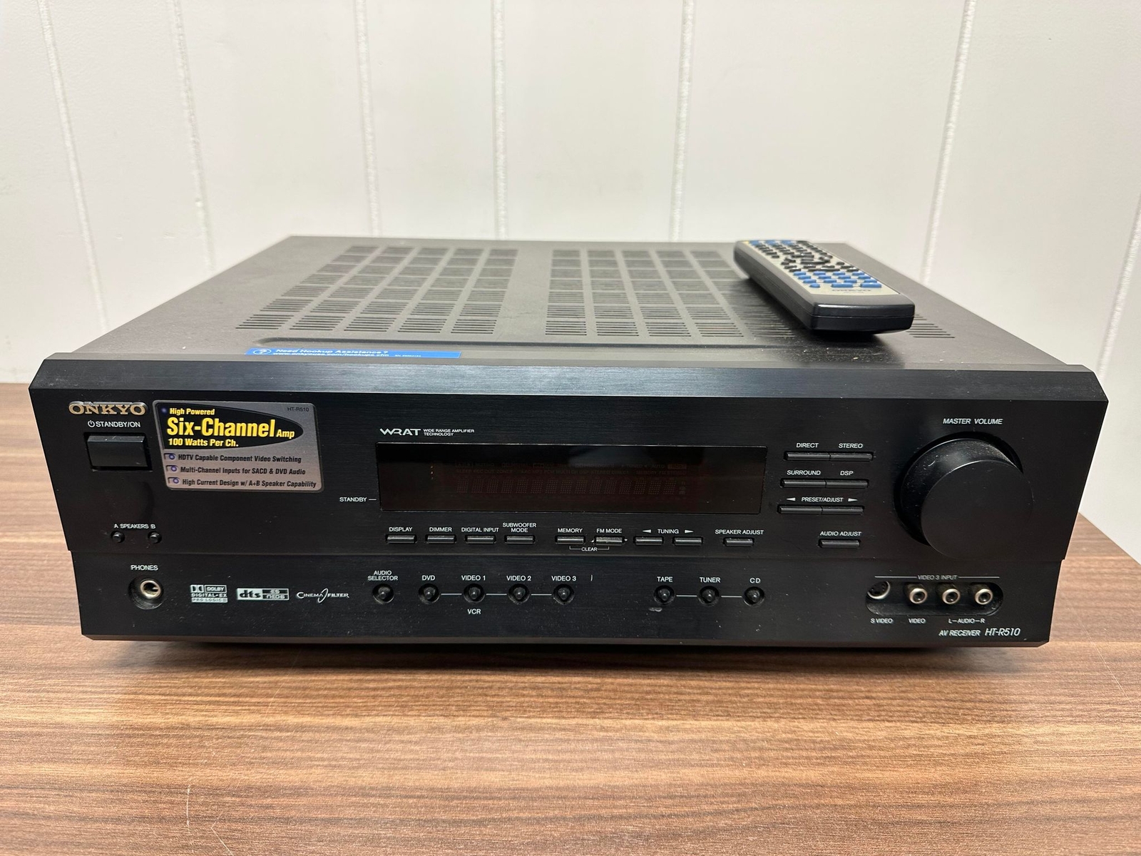 Onkyo HT-R510 Audio Video Home Theater 6.1 Channel AV Amp Receiver for ...