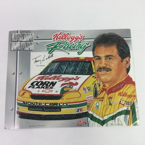 NASCAR Iron Man Terry Labonte #5 Kelloggs Racing Poster 1996 ...