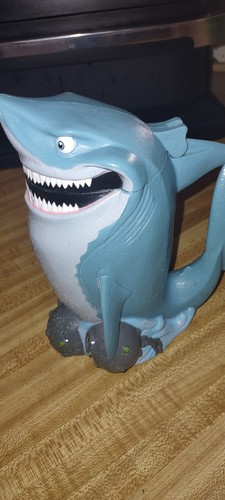 Disney On Ice Finding Nemo BRUCE the Shark Flip Lid Mug Cup Excellent ...