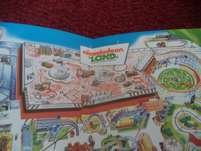 Nickelodeon Land Map