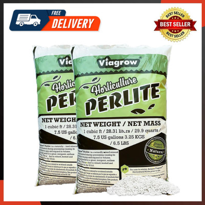 1 Cu. Ft./29.9 Qt. Organic White Perlite Planting Soil Additive And ...