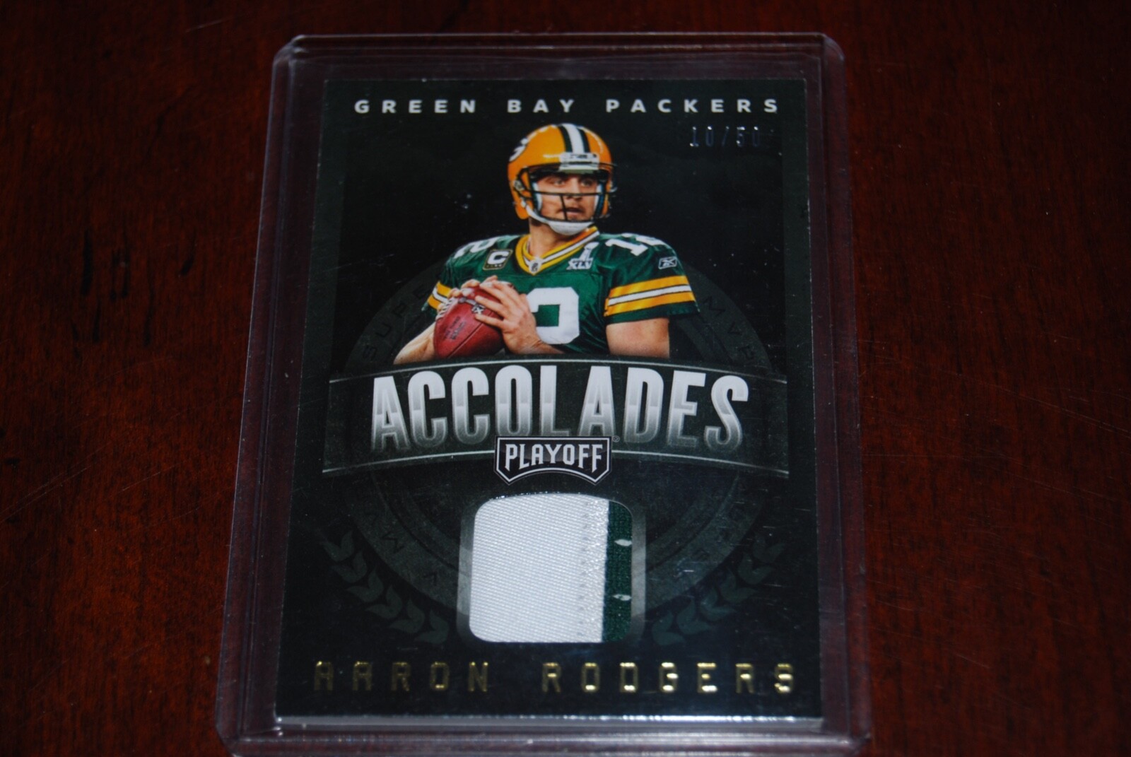 2018 Panini Playoff - Accolades Prime #2 Aaron Rodgers /50 (MEM) for ...