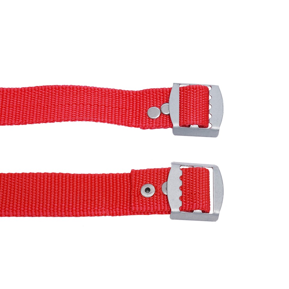 Tree/Pole Climbing Spike Set Safety Belt Rope Lanyard w/ Carabiner 2 ...