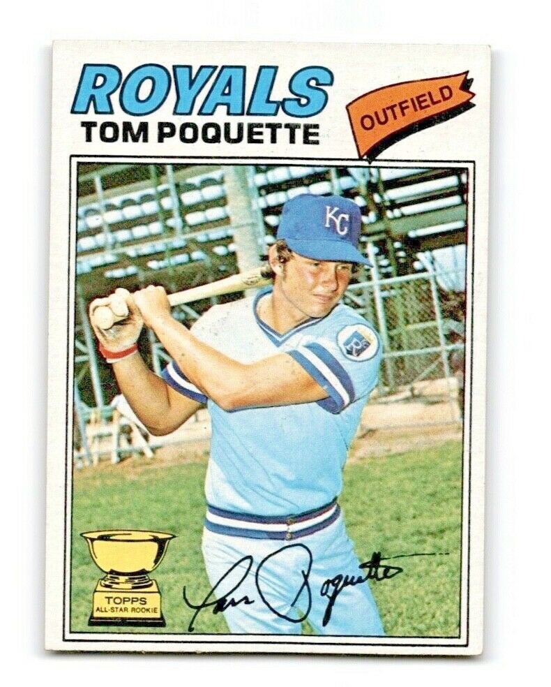 1977 Topps BB Tom Poquette #93 RC NM Or Better Kansas City Royals | eBay