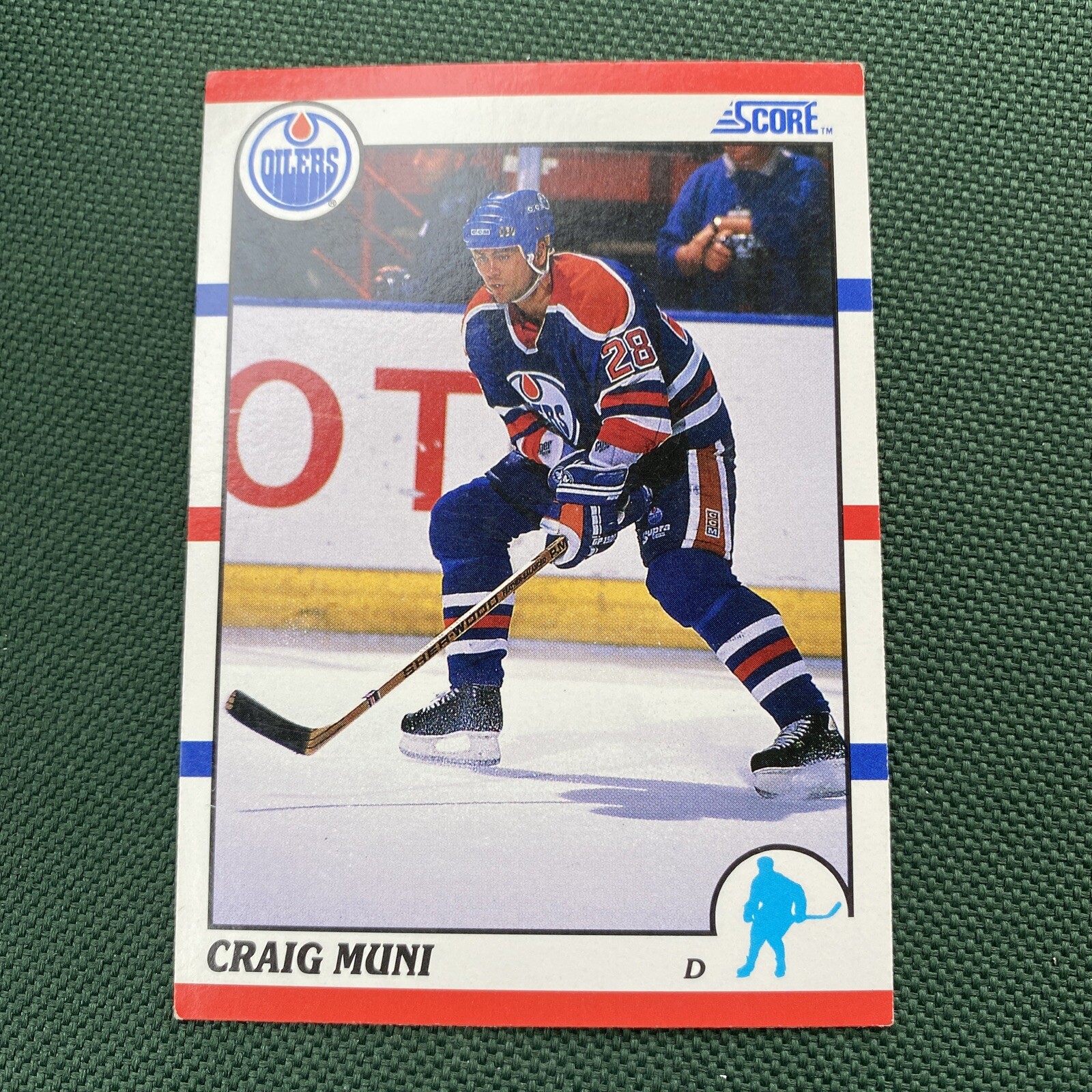 Craig Muni 1990-91 Score #38b Oilers COR ID:26556 | eBay