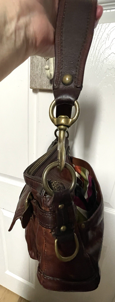 COACH Legacy 65th Anniversary Brown Whiskey Vachetta Leather Shoulder ...