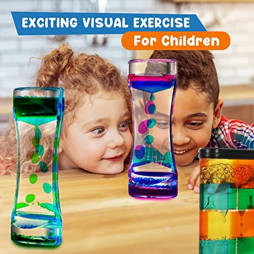 Liquid Motion Bubbler - Sensory Liquid Timer 3 Pack Autism Sensory Toys ...