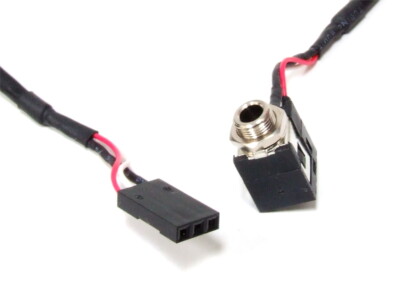 Internal 3-Pin Connector Female to 3-Pol Jack Plug Isolated Cable Kabel ...