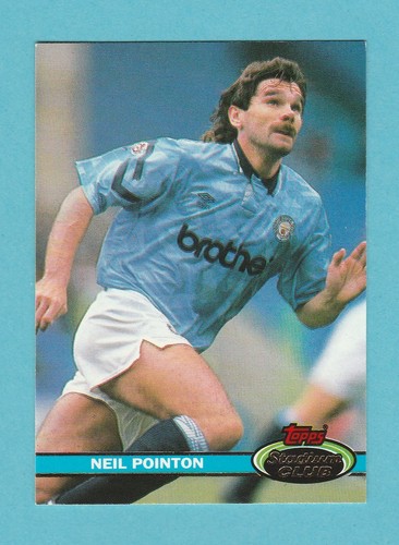 FOOTBALL - TOPPS U.K. - FOOTBALLER NO. 170 - NEIL POINTON OF MAN. CITY ...