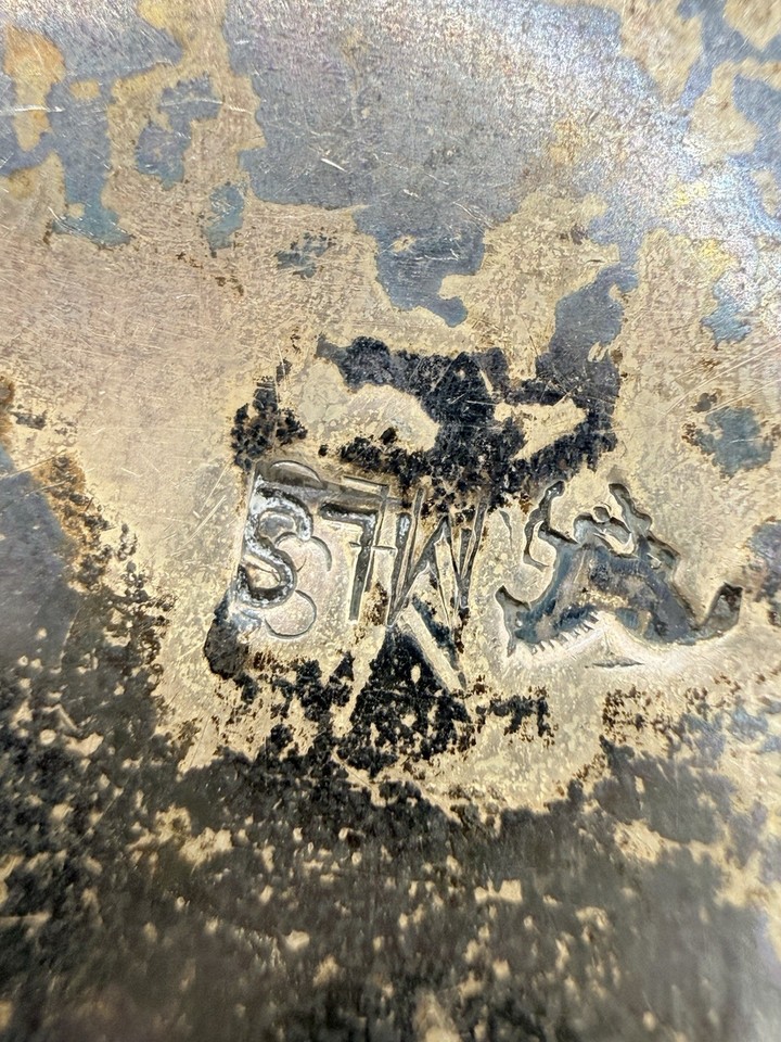 MLS Native American Navajo Turquoise Necklace Pendant Silver Large Horse Mark | eBay