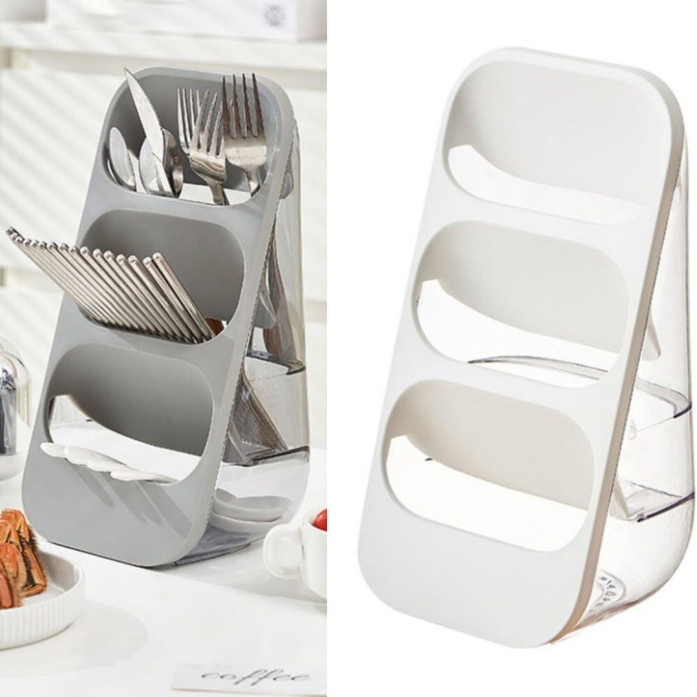3 Layers Cutlery Rack Spoon Fork Insert Organizer A Family | eBay