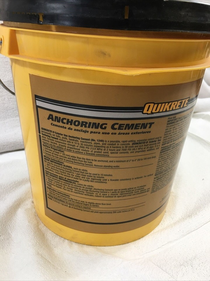 QUIKRETE Anchoring Cement Gray For Use with Concrete and Repair (20-lb ...