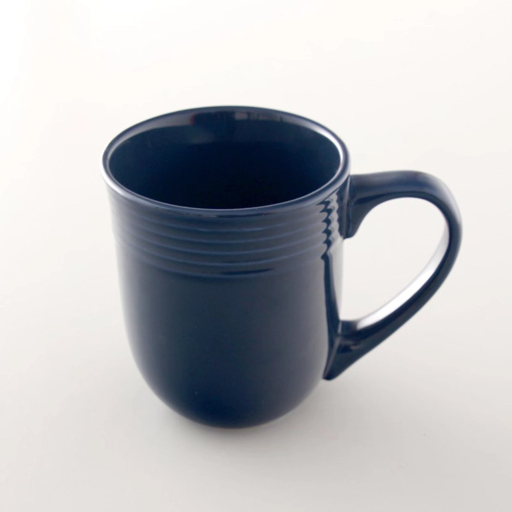 Elegant Stoneware Round Coffee Mug Hot Cocoa Tea Cup Microwave Safe 16. ...