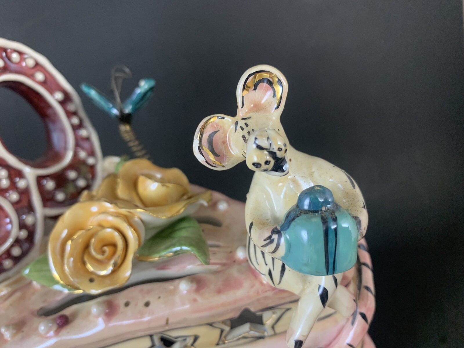 2003 Blue Sky Clayworks 50th Birthday Gift Cake Tealight Cover Heather Goldminc | eBay