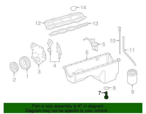 Genuine Ford Engine Oil Drain Plug F6TZ-6730-AA | eBay